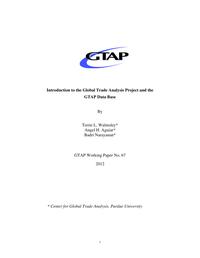 Introduction to the Global Trade Analysis Project and the GTAP Data Base