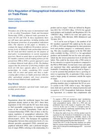 EU’s Regulation of Geographical Indications and their Effects on Trade ...