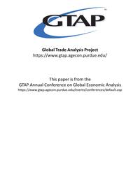 Estimating the Effects of the CPTPP and RCEP in a General Equilibrium ...