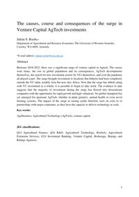 The causes, course and consequences of the surge in Venture Capital ...