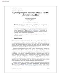 Exploring marginal treatment effects: Flexible estimation using Stata