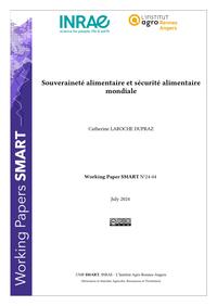 Food sovereignty and world food security The conditions of consistency ...